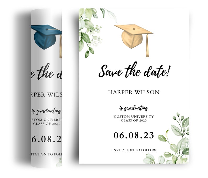 Save the Date Graduation Party Invite for Graduation Party - Etsy