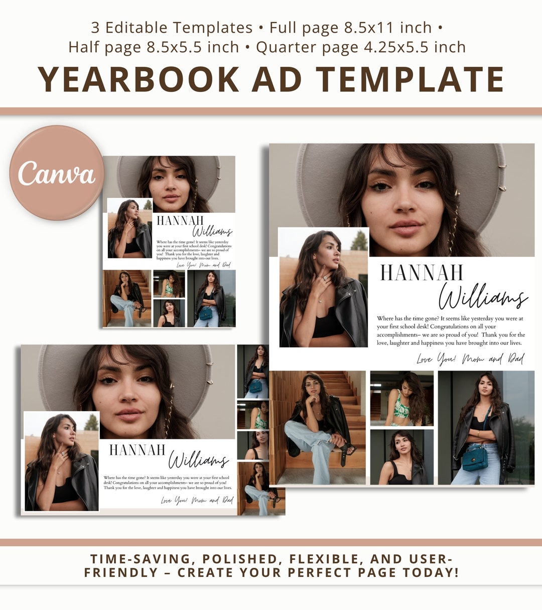 Yearbook Ad Bundle, Graduation Yearbook Template, Yearbook Ad Template ...