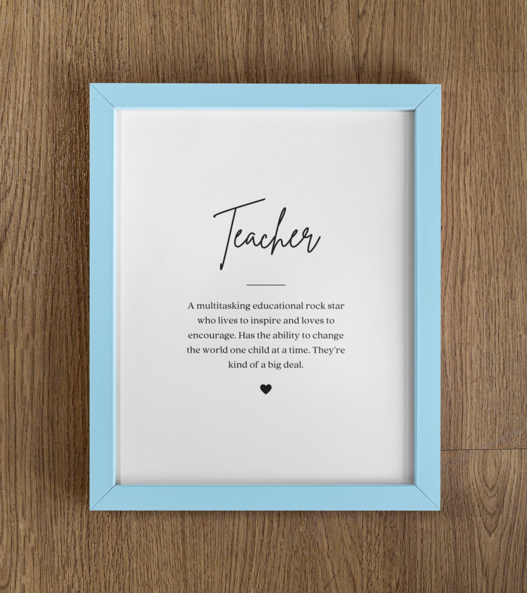 Teacher Definition Print: Teacher Appreciation Gift (digital Download ...