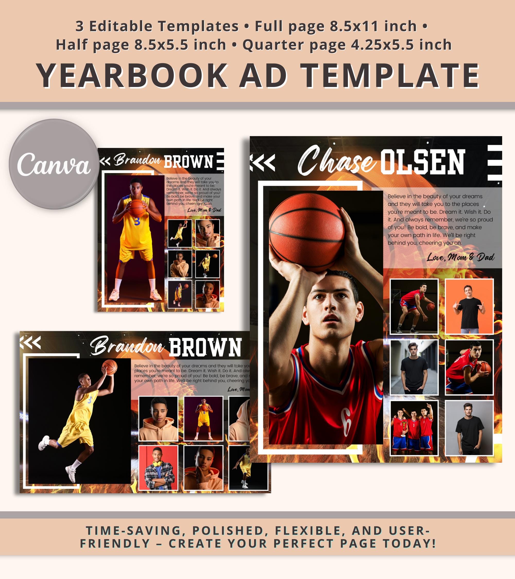Black Sports Yearbook Page Layouts Entourage Yearbooks