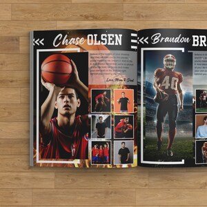 Basketball Senior Yearbook Ad Template: Full Page (digital Download) - Etsy