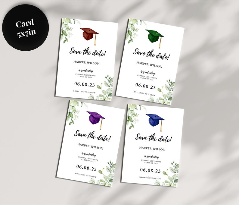 Save the Date Graduation Party Invite for Graduation Party - Etsy