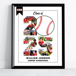 Baseball Senior Night Poster Template Canva Senior Night Baseball Gifts ...