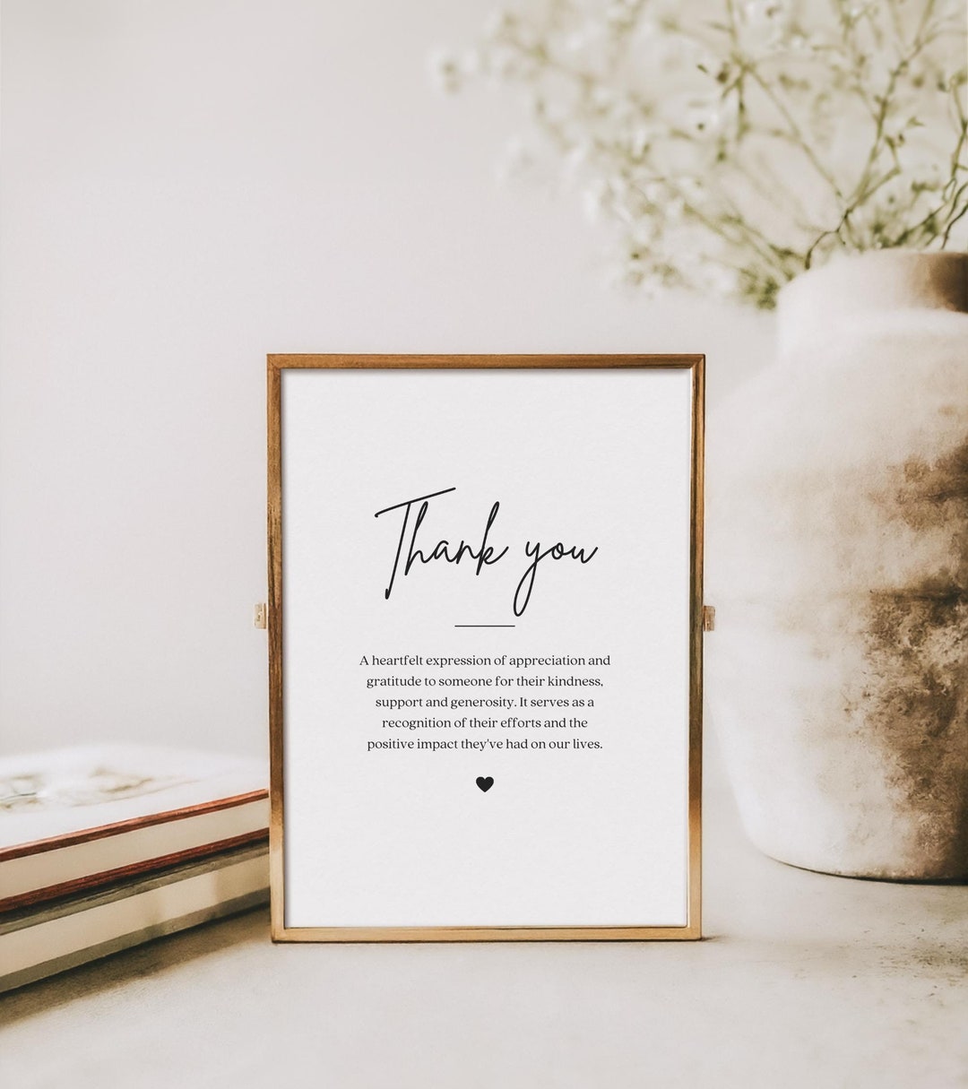 Thank You Definition Printable Gift (digital Download) - Etsy