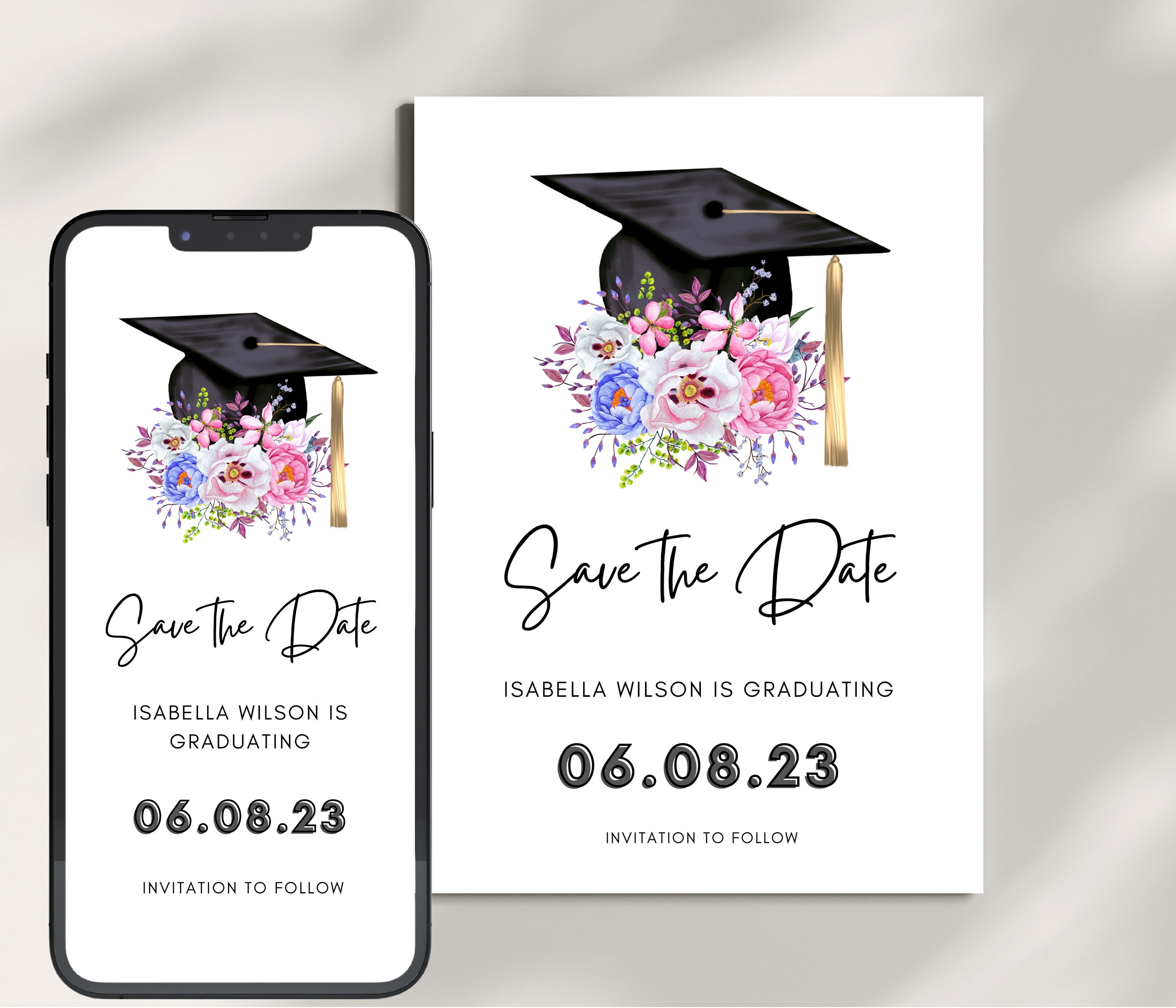 Graduation Save The Date Ideas