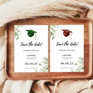 Save the Date Graduation Party Invite for Graduation Party Invitation ...