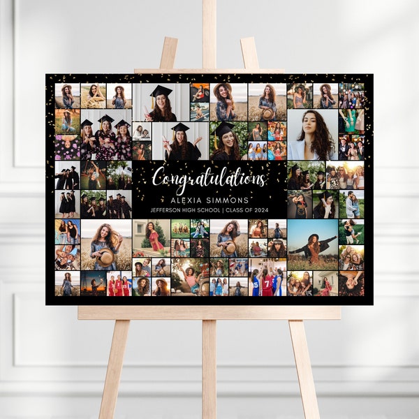 Graduation Poster Picture Template - Etsy