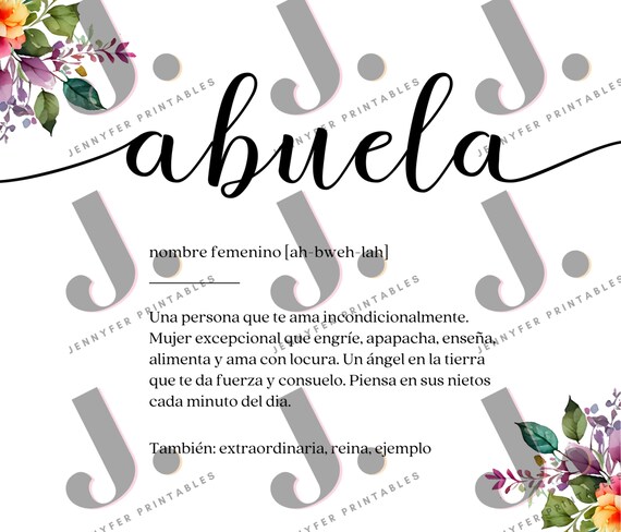 Grandma Poems In Spanish