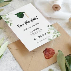 Save the Date Graduation Party Invite for Graduation Party Invitation ...