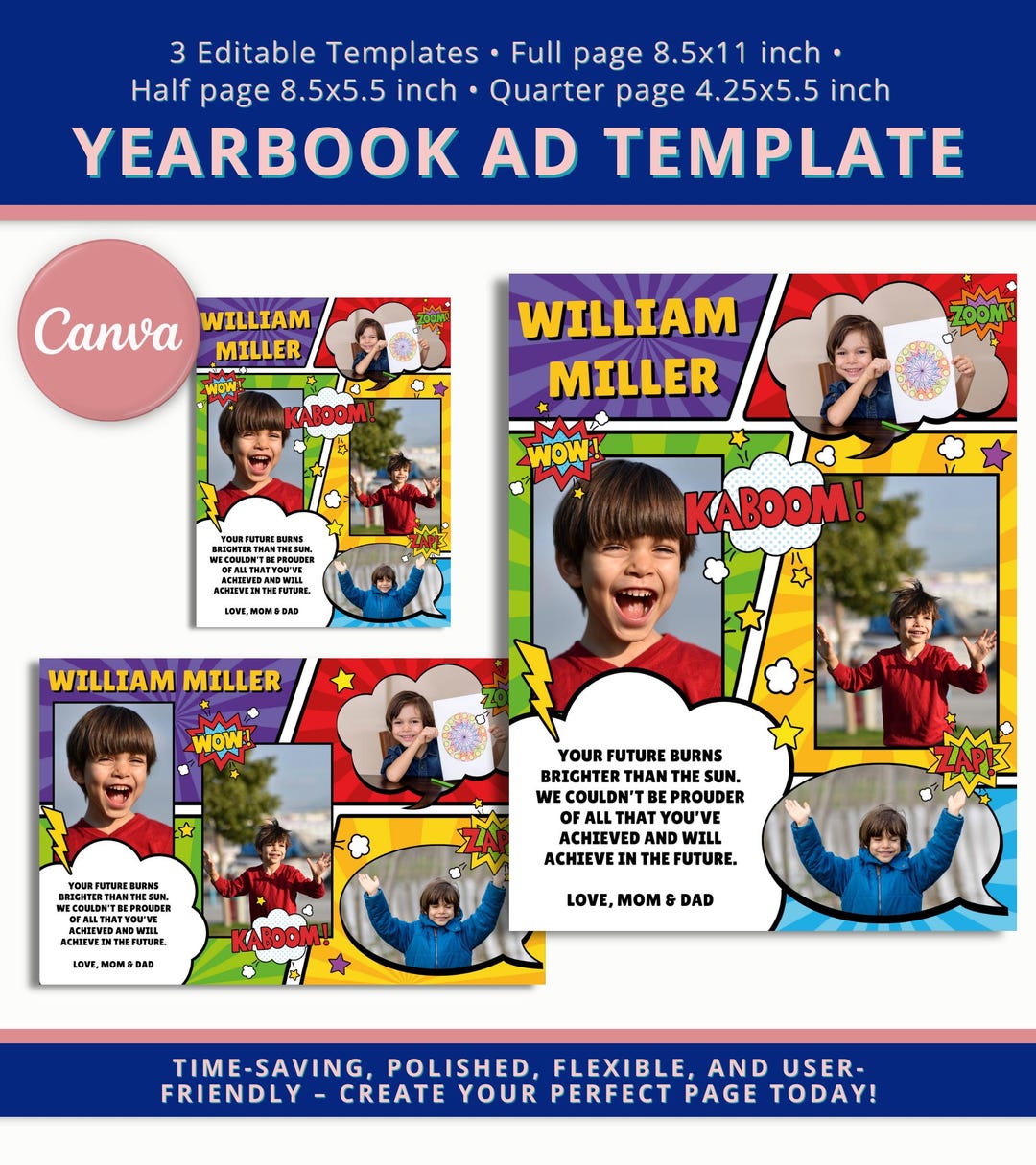 Yearbook Ad Elementary School, Yearbook Ad Template Boy, Elementary ...