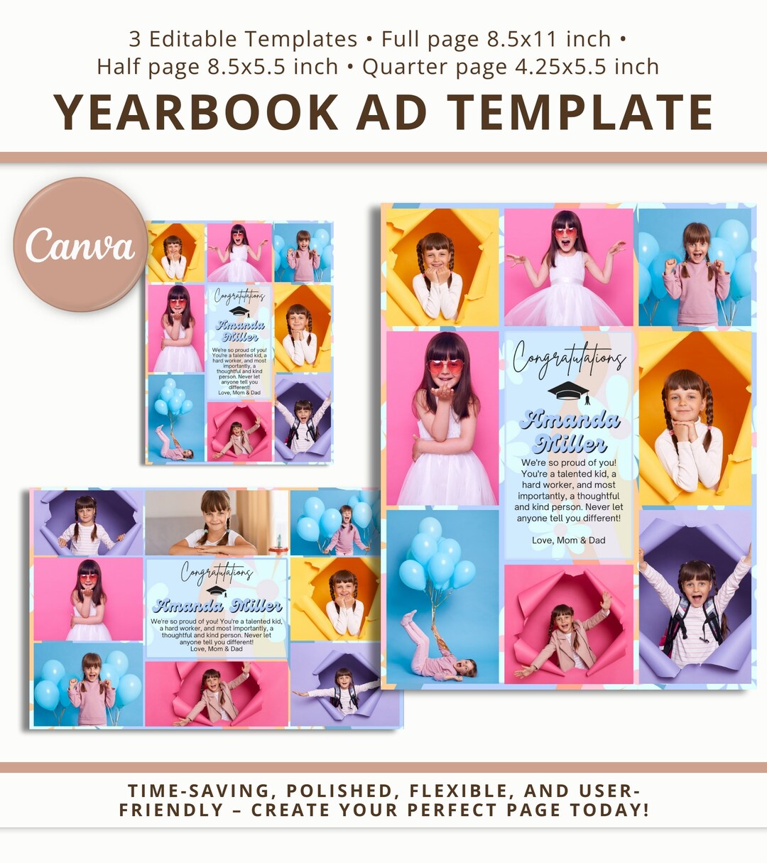 Yearbook Ad Template Elementary, Yearbook Ad Full Page Elementary ...