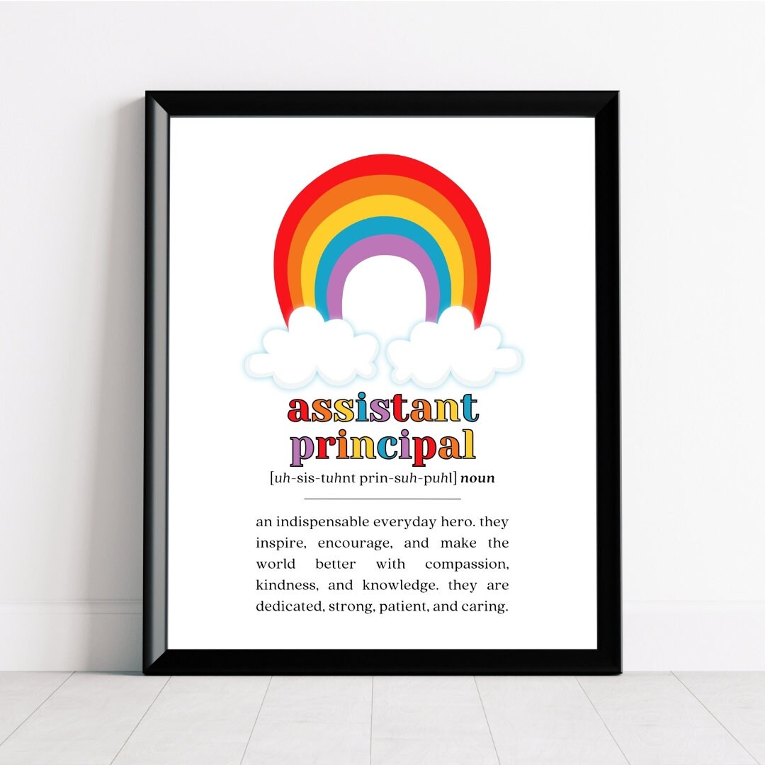 Assistant Principal Sign Assistant Principal Decor Assistant Principal ...