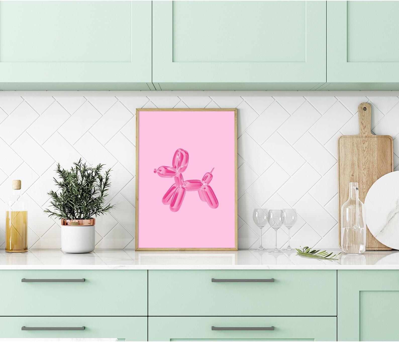 Eclectic Wall Art Pink Preppy Wall Art Preppy Room Decor - Etsy