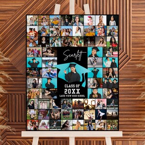 Graduation Collage Poster Template Graduation Party Poster Collage 57 ...