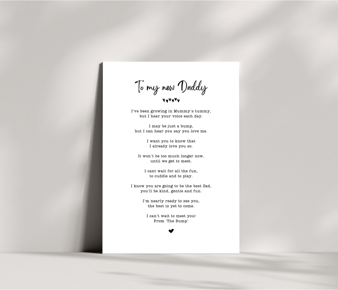 Soon to Be Dad Gift, Dad to Be Gift From Bump, to Daddy From Bump ...