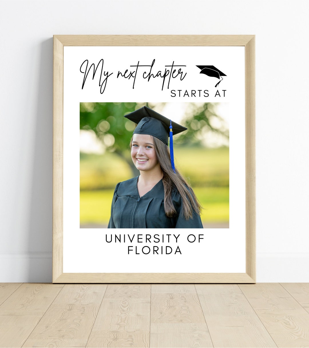 Next Chapter Graduation Sign Template Graduation Sign With Photo ...