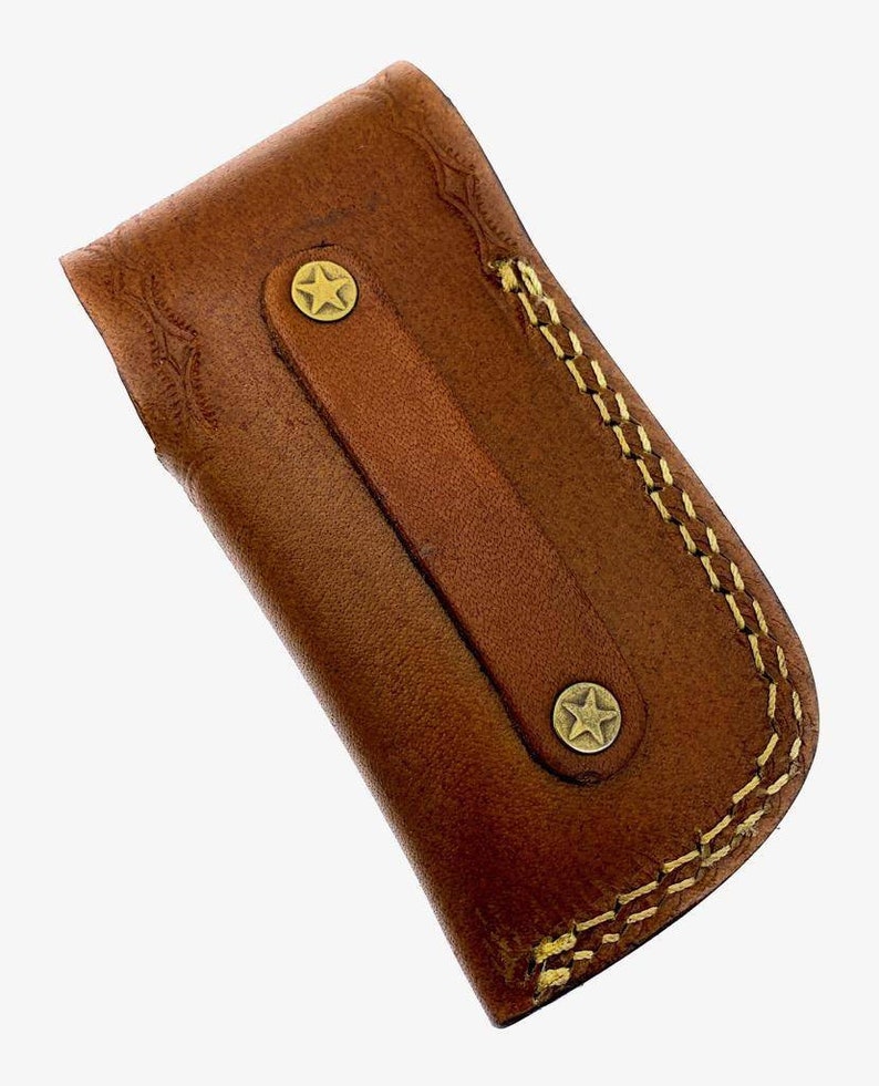 4.5 Long Custom Handmade Leather Sheath for Folding - Etsy