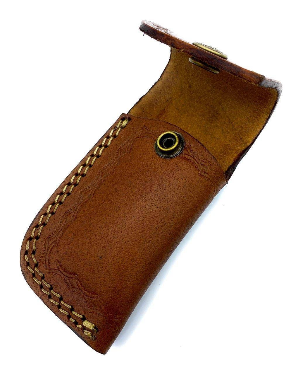 4.5 Long Custom Handmade Leather Sheath for Folding | Etsy