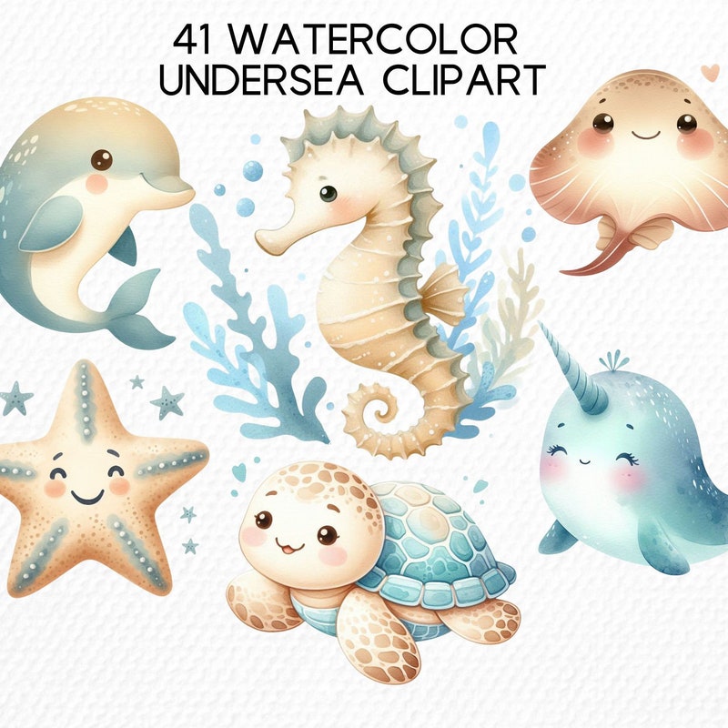 Sea Clipart - Etsy