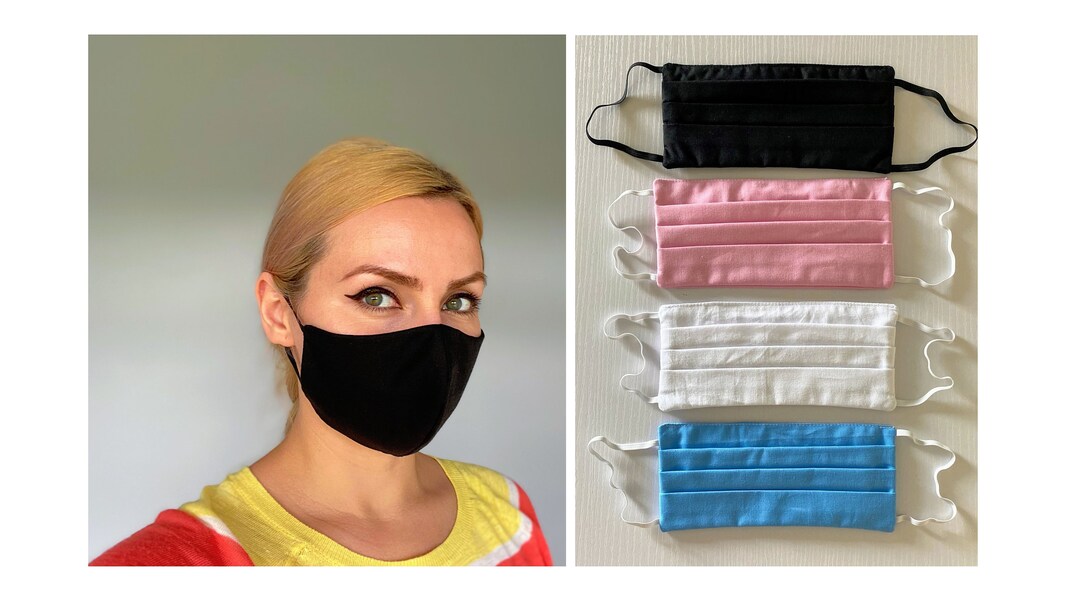 Reusable Washable Face Mask 3 Layer Filter • Triple Layer Face Mask UK ...