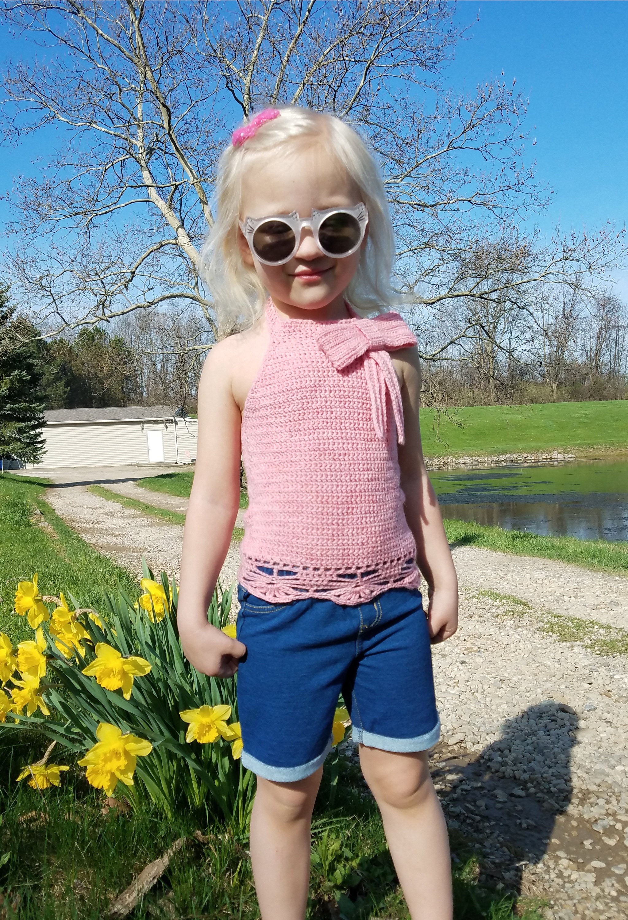 Sock Hop Crochet Halter Top - Etsy