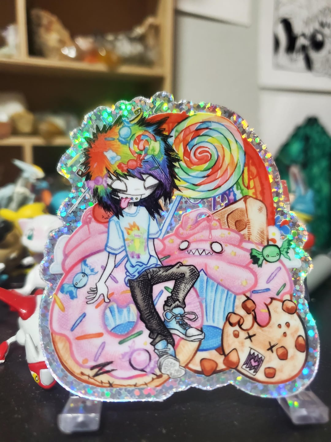 00s Emo Style Sugar Rush Holo Sticker - Etsy