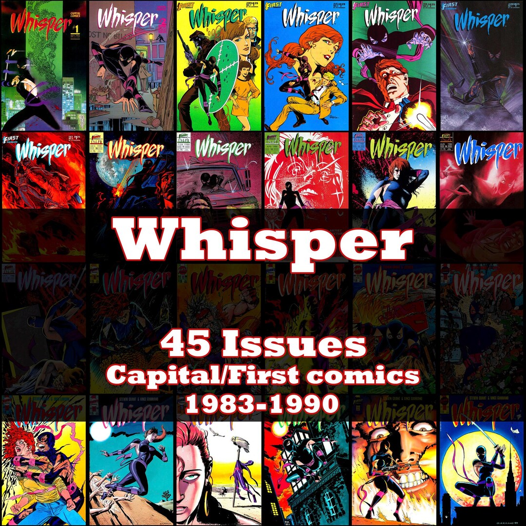 Whisper Comics Bundle 45 Issues Instant Digital Download - Etsy