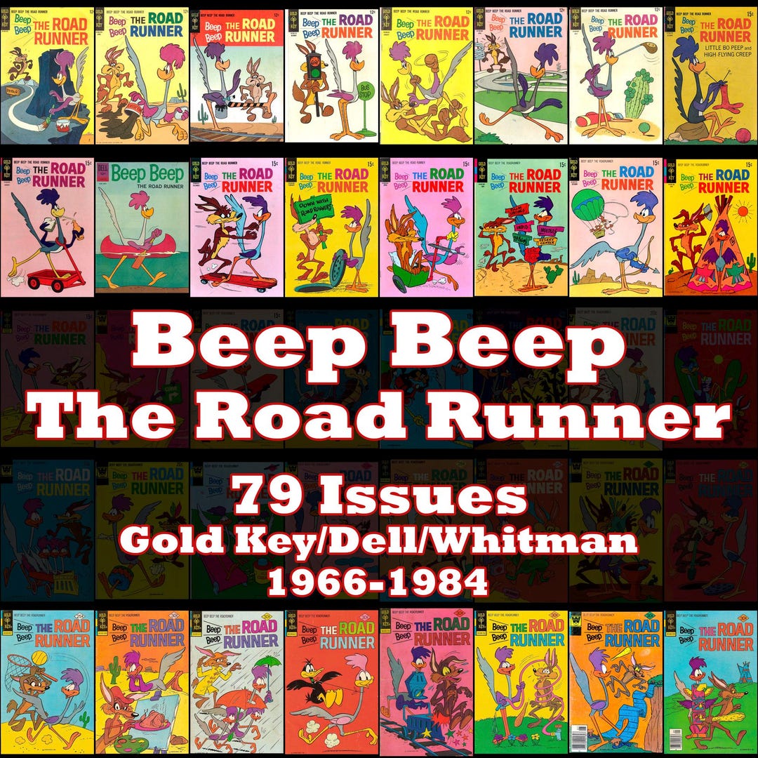 Beep Beep the Road Runner Comics Bundle 79 Issues Instant Digital ...