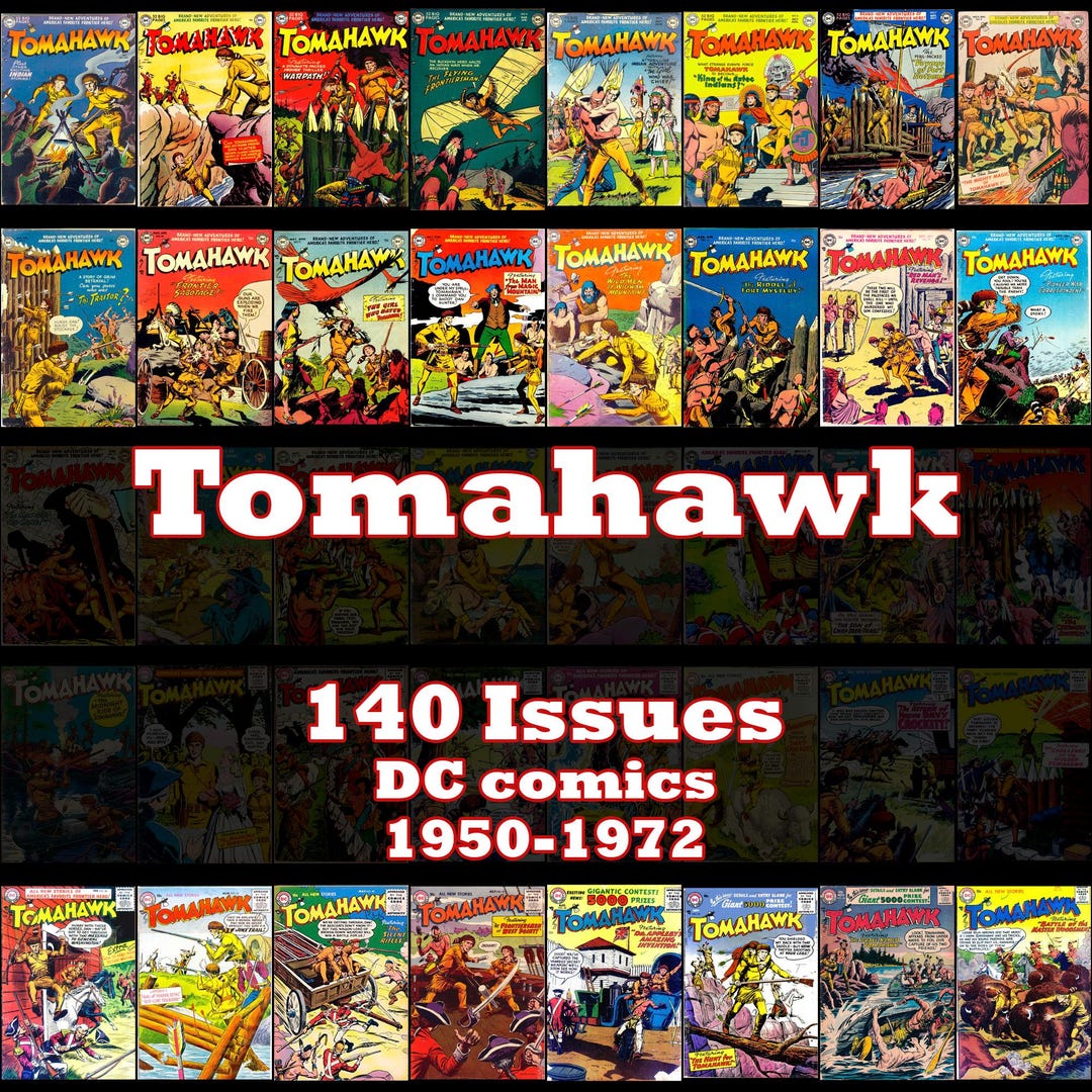 Tomahawk Comics Bundle 140 Issues Instant Digital Download - Etsy