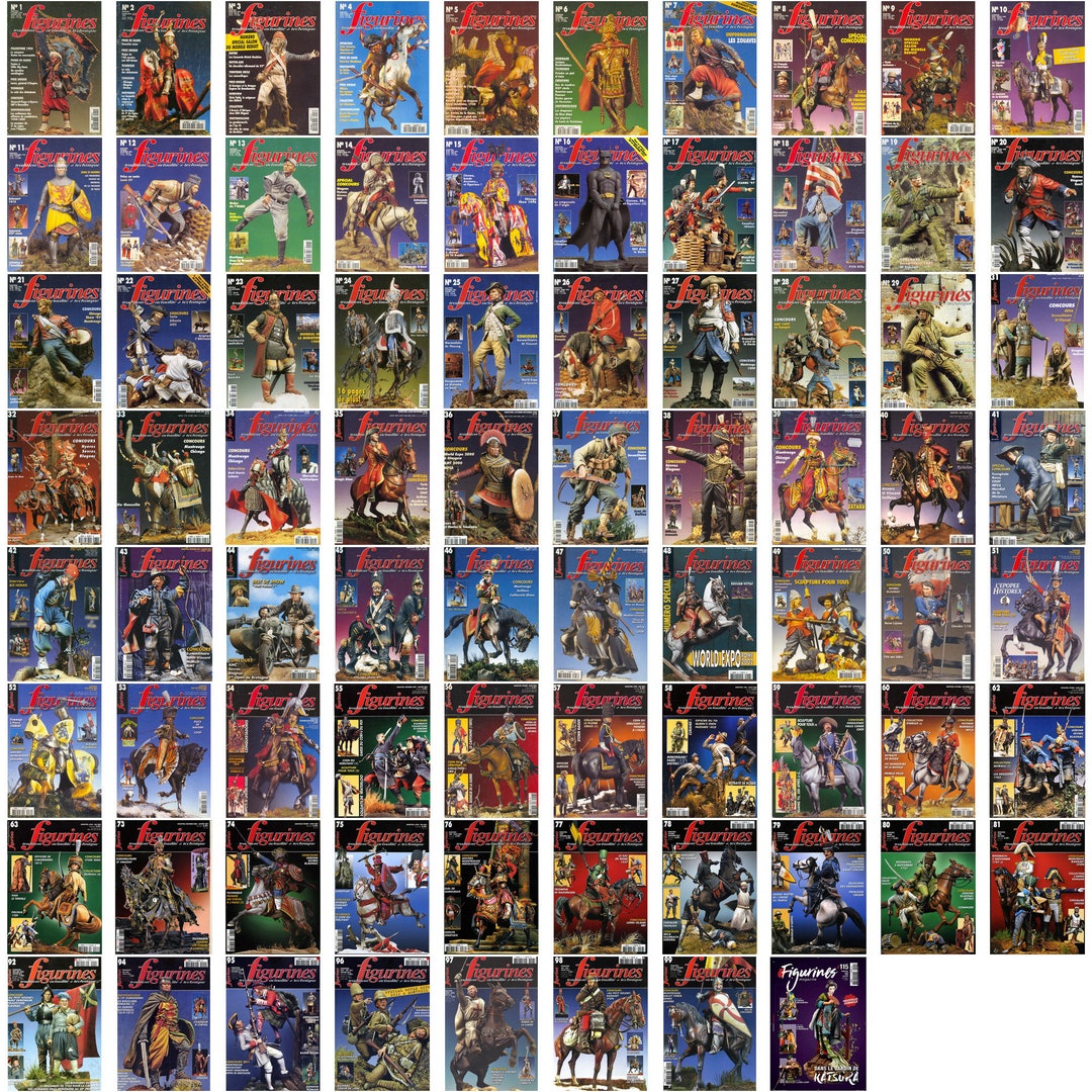 Figurines Magazine. Tips on Painting and Modelling Military Figures in ...