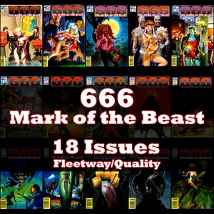 666 the Mark of the Beast Comics Bundle 18 Issues Instant Digital ...