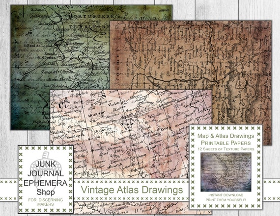 Printable Vintage Maps