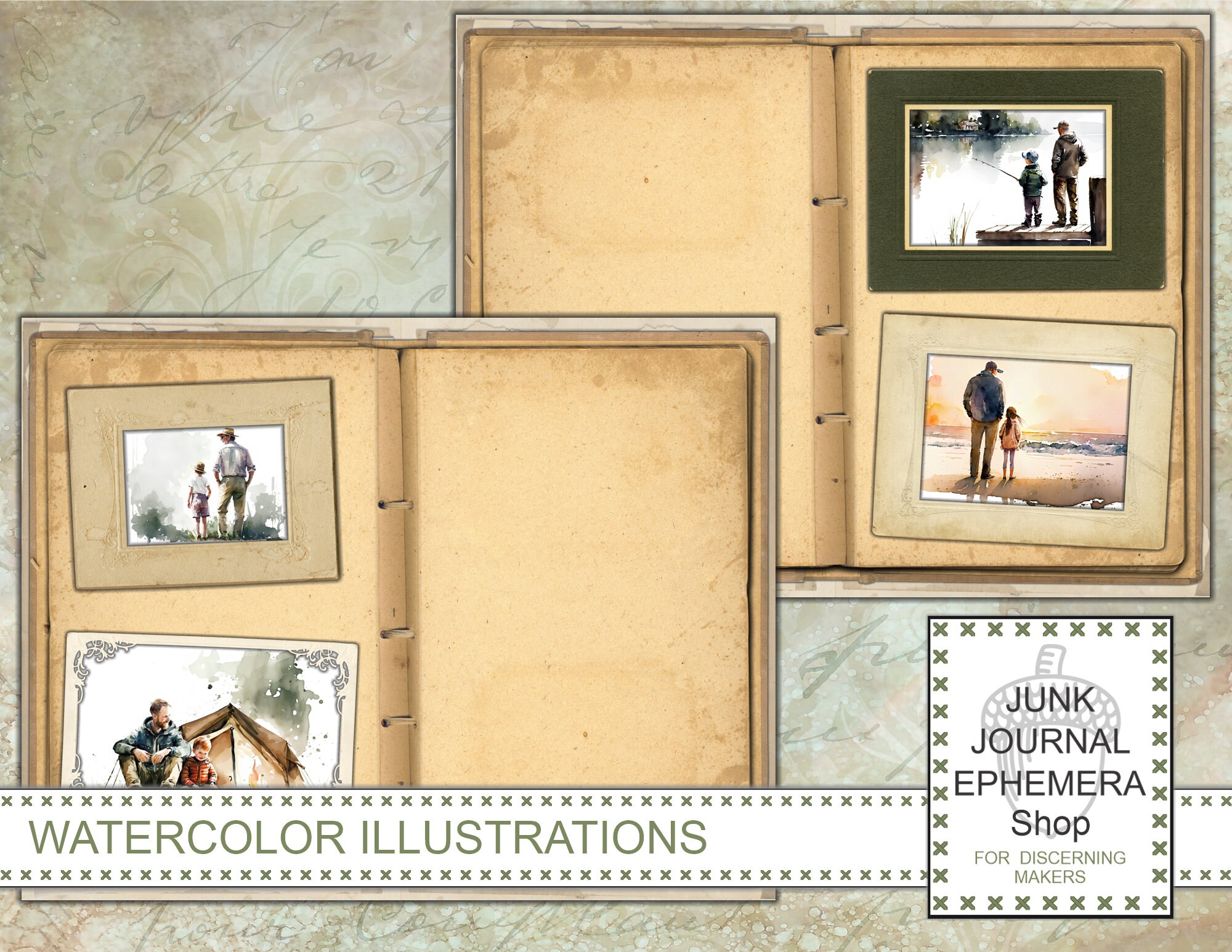 Loving Dad Junk Journal Kit, Father’s Day Gift - Etsy