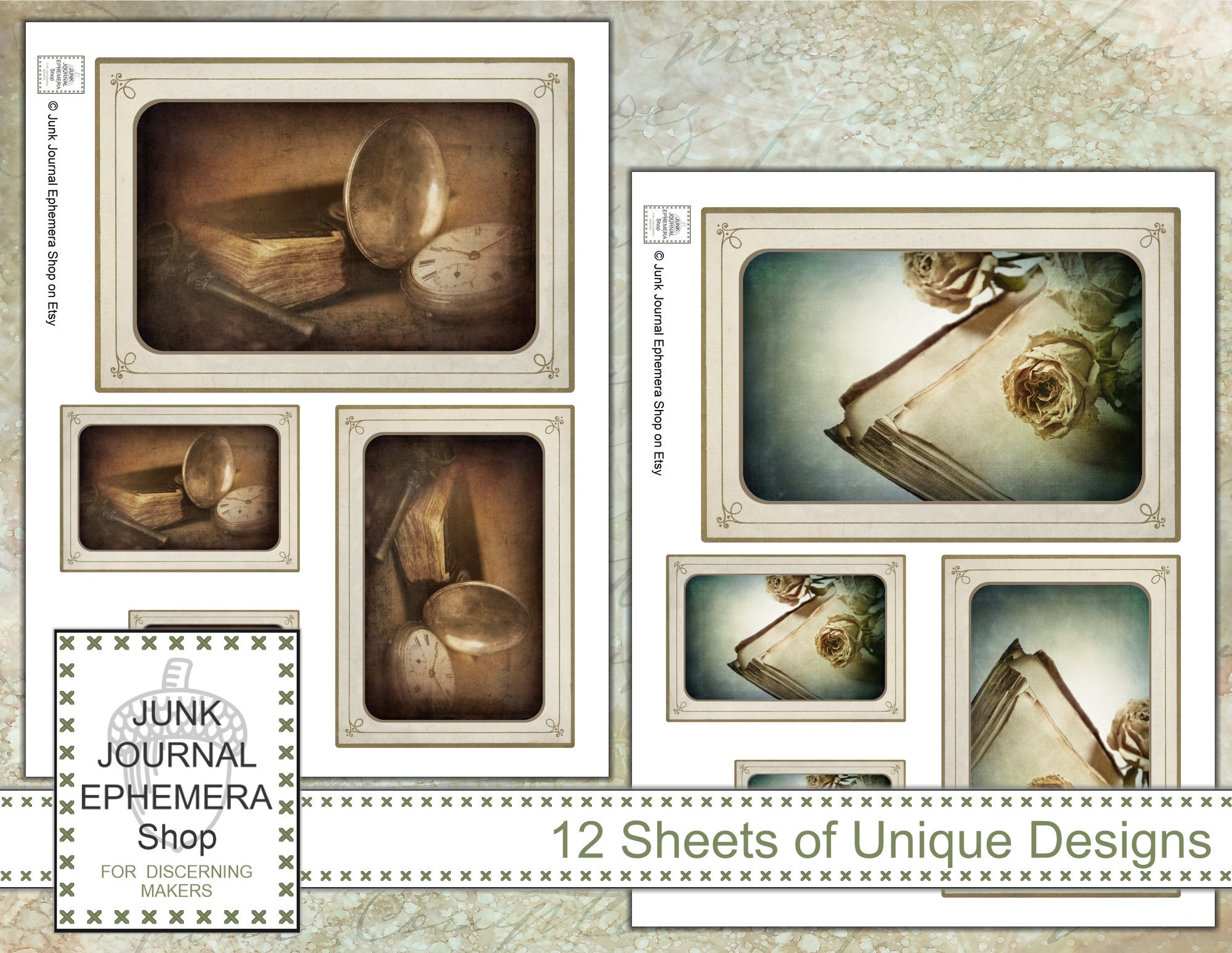 Vintage Still Life Faded Photos Junk Journal Picture Ephemera - Etsy