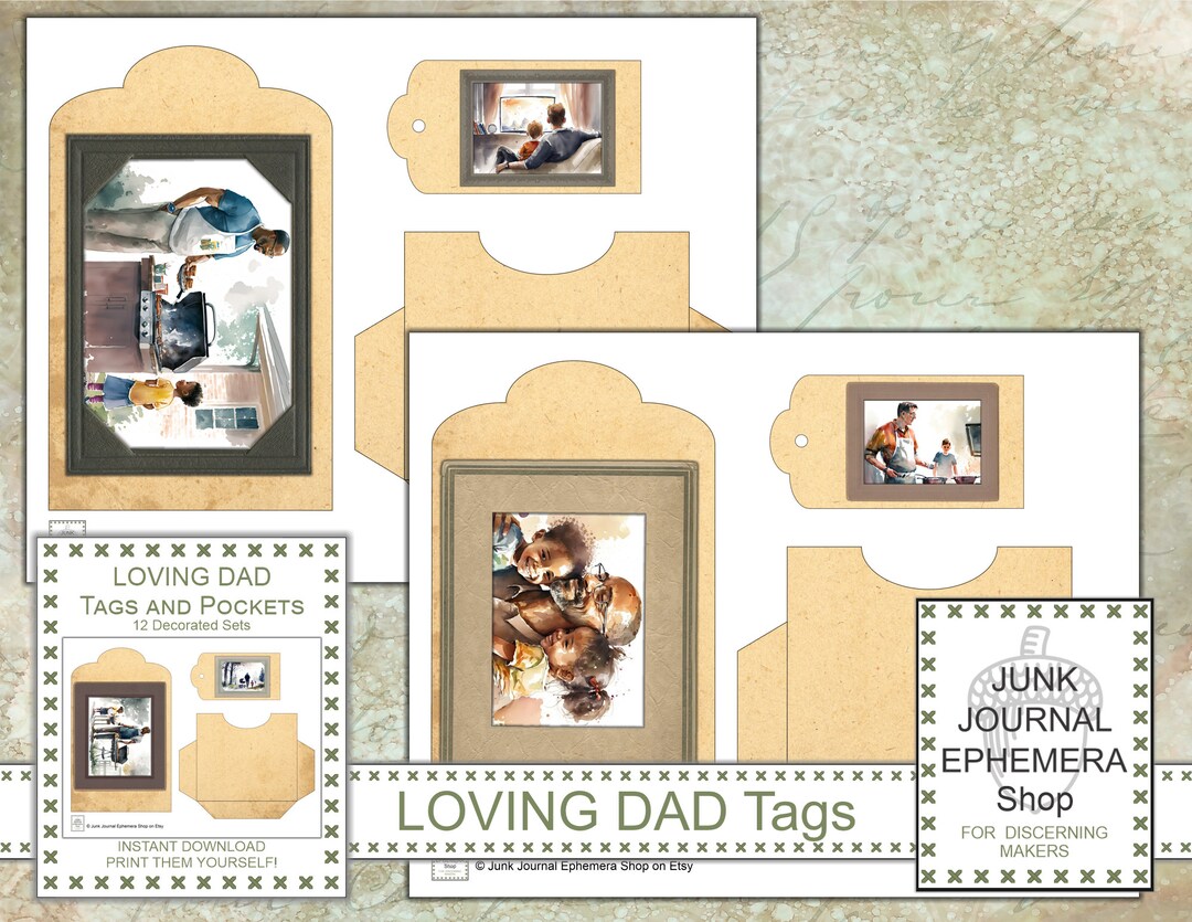 Loving Dad Tags, Father’s Day Gift - Etsy