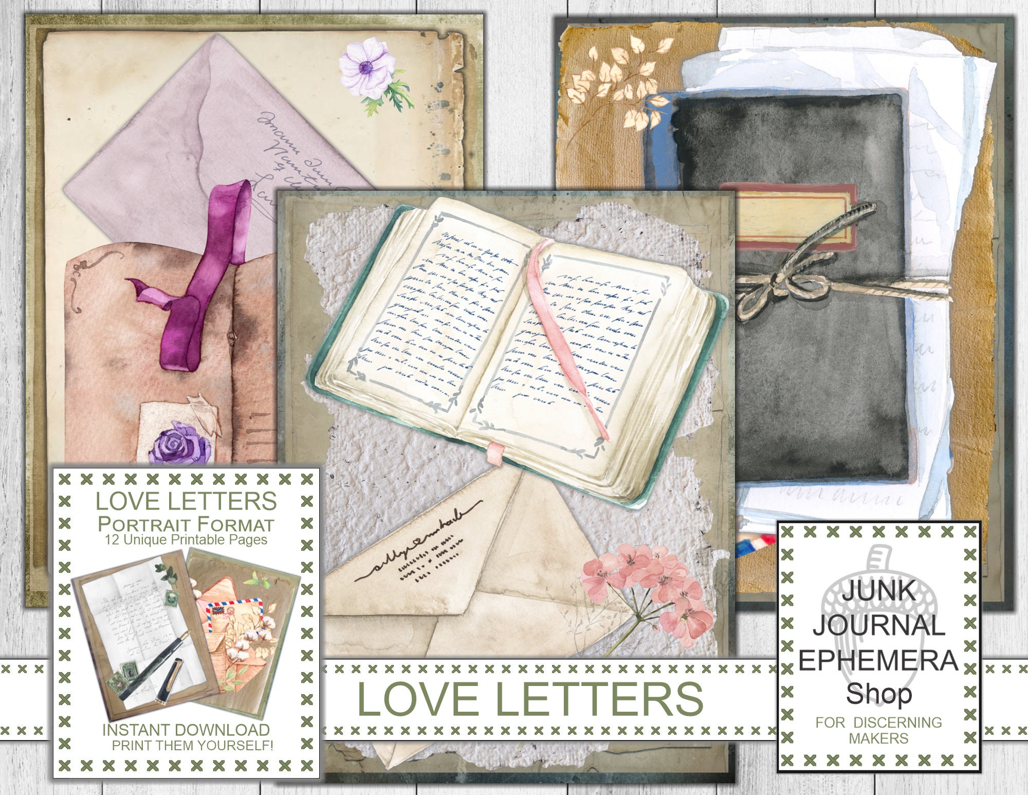 Love Letters Portrait Format Printables - Etsy