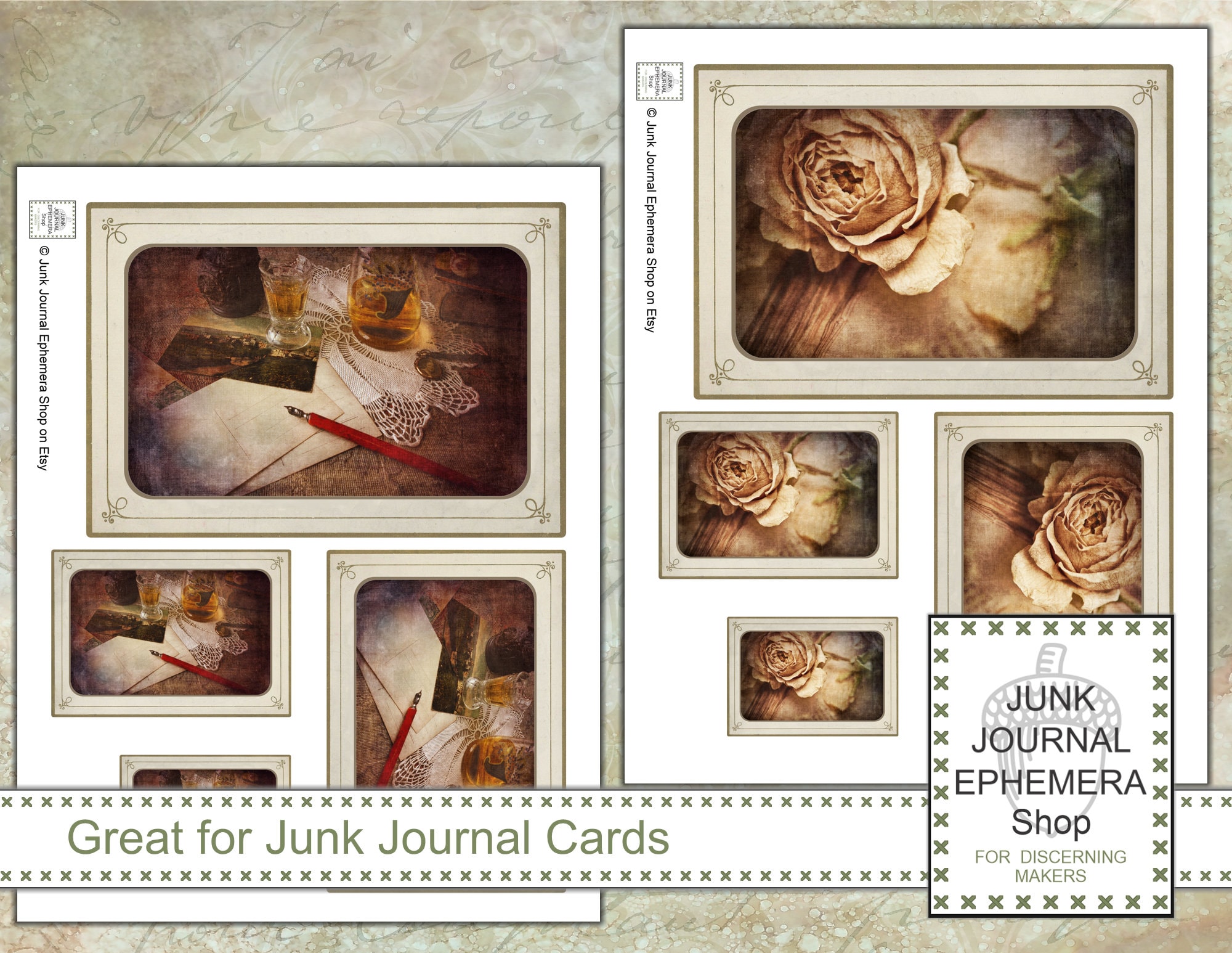Vintage Still Life Faded Photos Junk Journal Picture Ephemera - Etsy