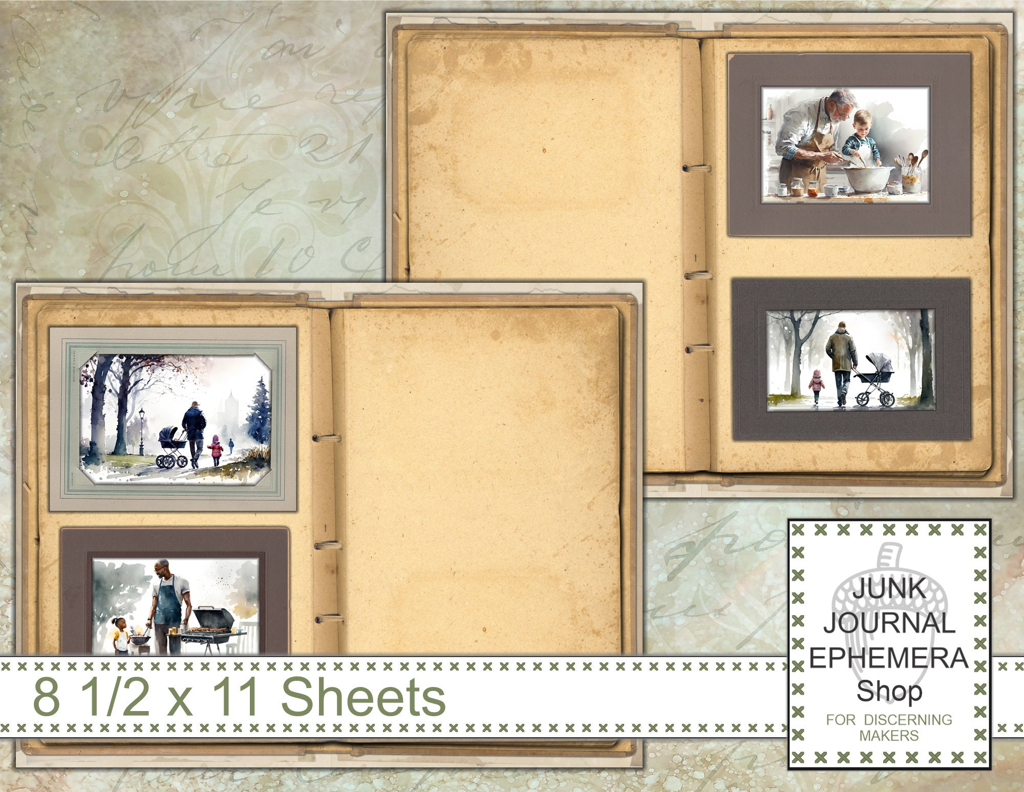 Loving Dad Junk Journal Kit, Father’s Day Gift - Etsy