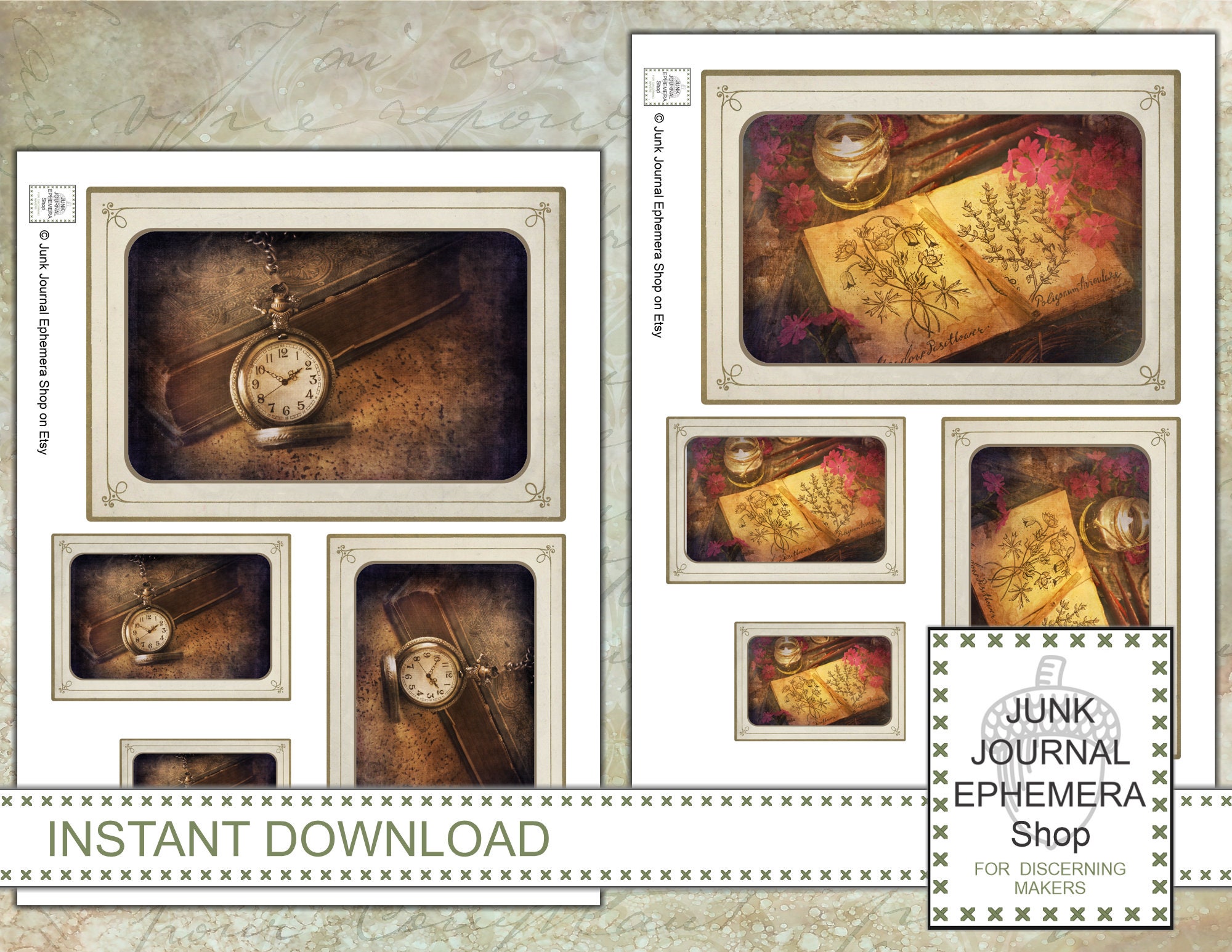Vintage Still Life Faded Photos Junk Journal Picture Ephemera - Etsy