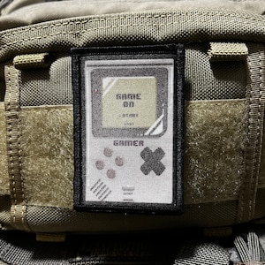 Retro Gamer Device Morale Patch- Hook and Loop Custom Patch 2x3" Made ...