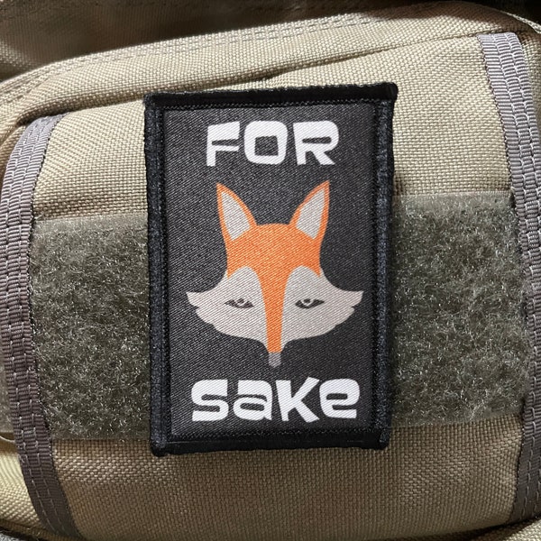 Fox Morale Patch - Etsy