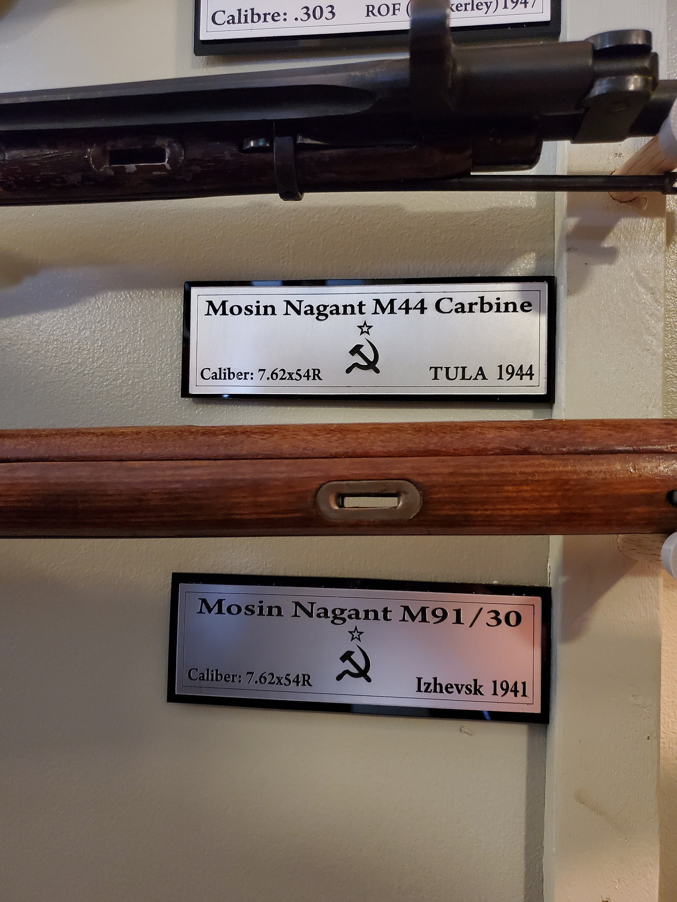 WWII Russian Mosin Nagant Custom Rifle Plaque Made to Match YOUR Rifle ...