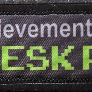 Achievement Unlocked Desk Pop Morale Patch - Custom Hook and Loop - Etsy