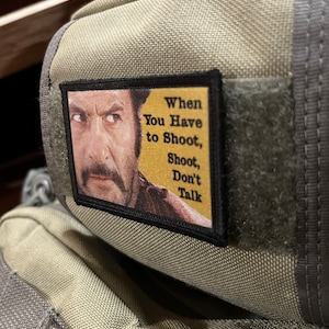 Tuco Ramirez Quote Morale Patch- Hook and Loop Custom Patch 2x3" Made ...