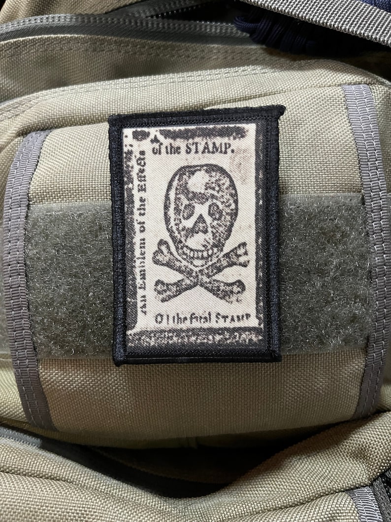 Stamp Act Morale Patch: Revolutionary War Hook and Loop Patch - Etsy