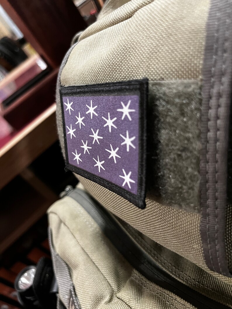 George Washington's Flag Morale Patch Hook and Loop - Etsy