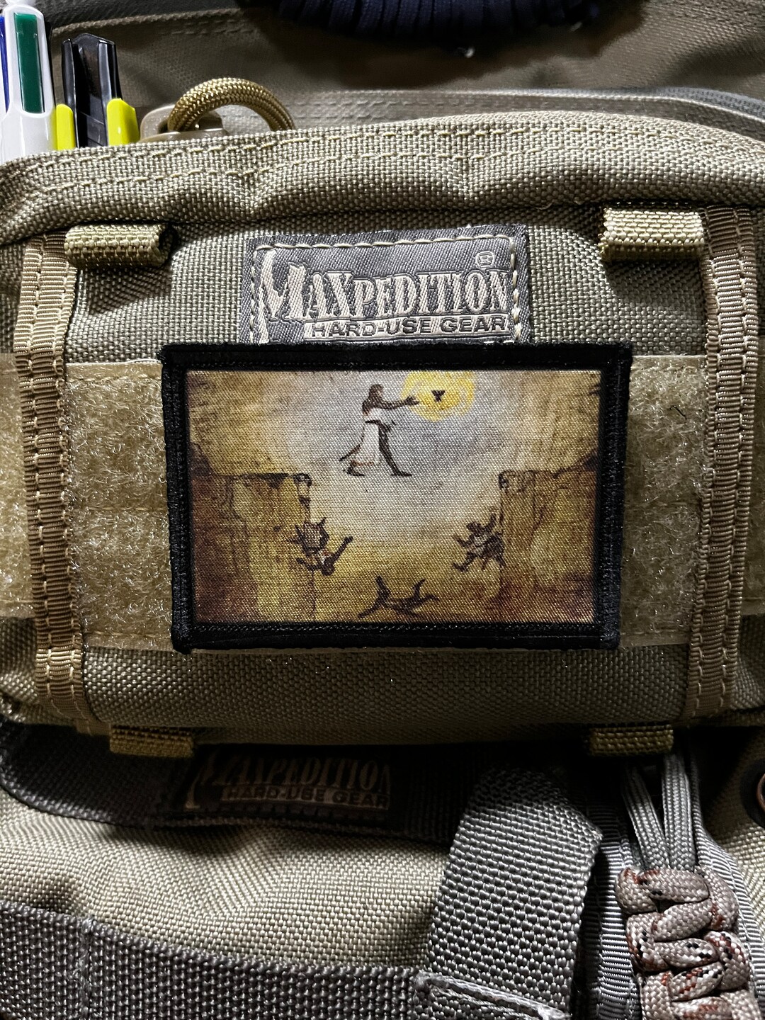 Indiana Holy Grail Last Crusade Morale Patch- Hook and Loop Custom ...