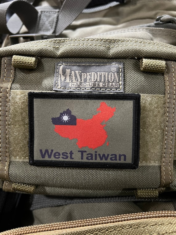 West Taiwan Morale Patch Hook and Loop Custom Patch 2x3 - Etsy