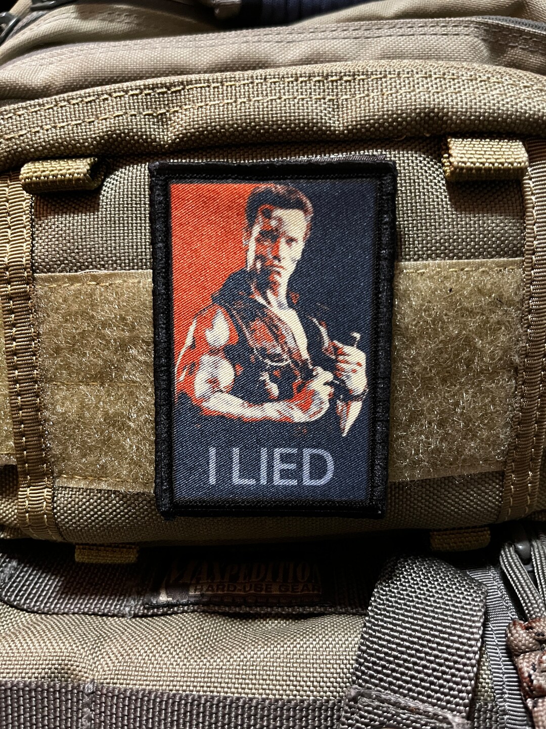 Commando I Lied Morale Patch- Hook and Loop Custom Patch 2x3" Made in the USA! - Etsy