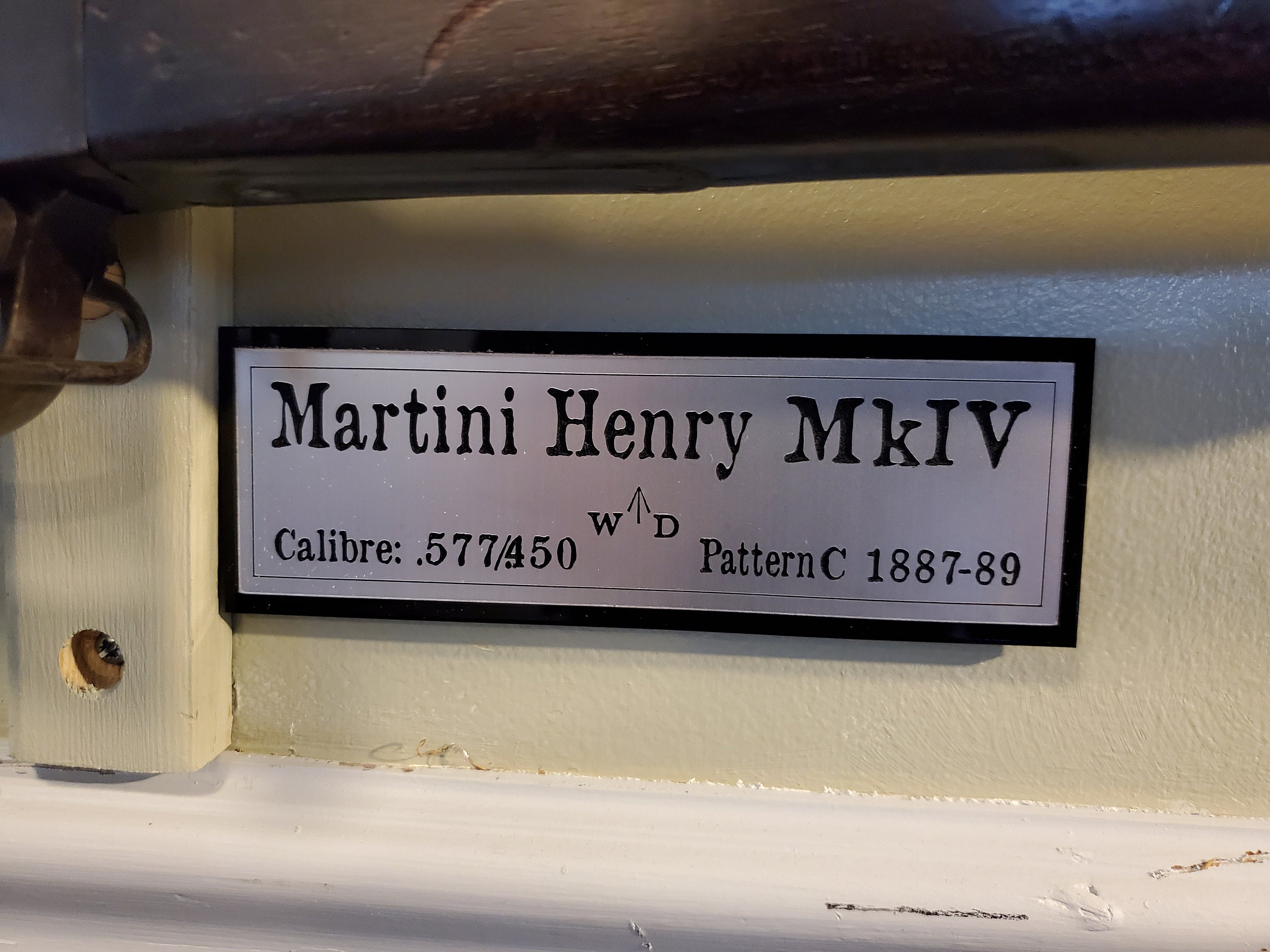 Martini Henry Custom Rifle Plaque Made to Match YOUR Rifle! - Etsy